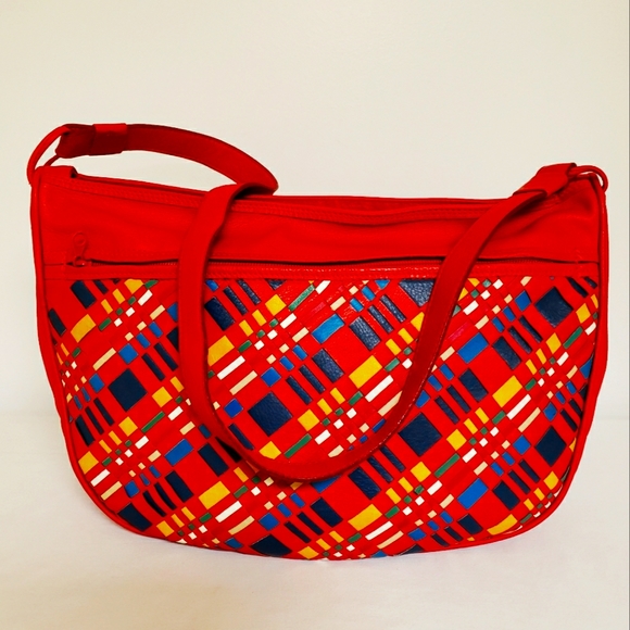 no brand | Bags | Vintage 8s Colorblock Shoulder Bag | Poshmark